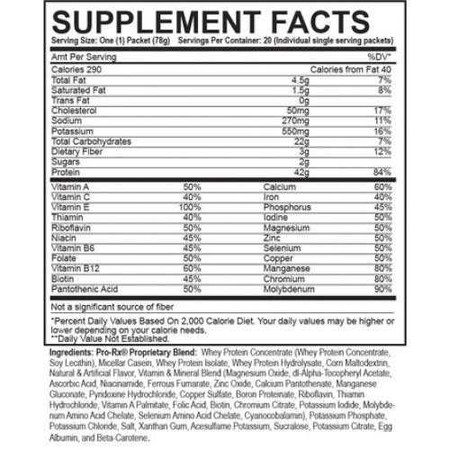 EAS MYOPLEX ORIGINAL 20 PACK - Nutrition Depot