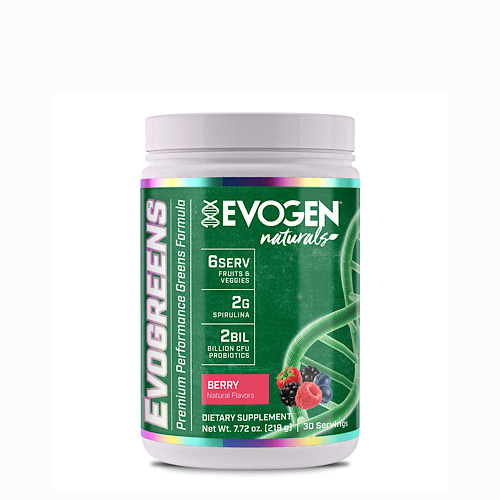 EVOGEN EVOGREENS 30 SERVS - Nutrition Depot