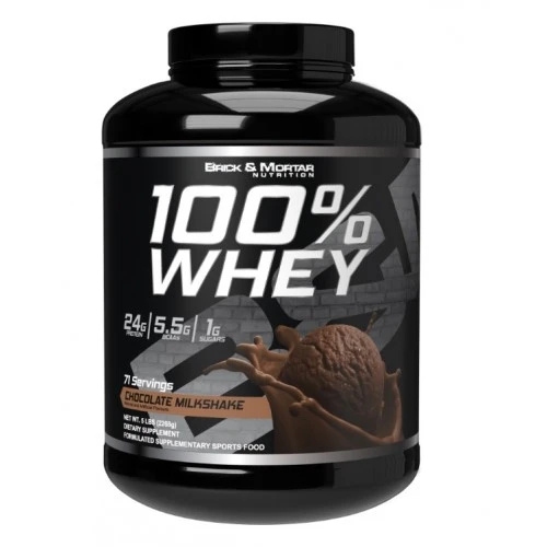 BRICK AND MORTAR 100% WHEY PROTEIN 5 LBS - Nutrition Depot