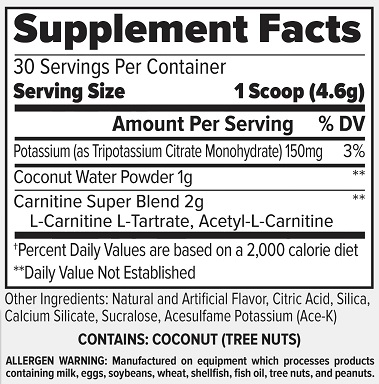 Finaflex Carnitine Hydration 30 Servs - Nutrition Depot