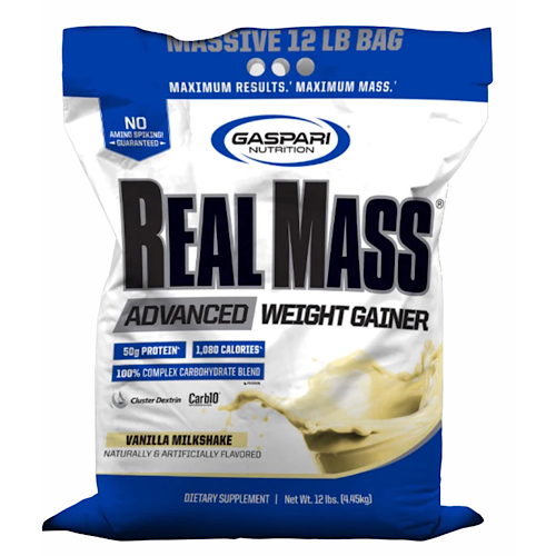 Gaspari Nutrition Real Mass Advanced 12 Lbs - Nutrition Depot