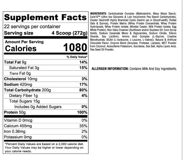 Nutrition Depot - GASPARI NUTRITION REAL MASS ADVANCED 12 LBS ...