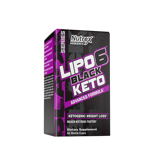 Nutrex Lipo 6 Black Keto 60 Caps - Nutrition Depot