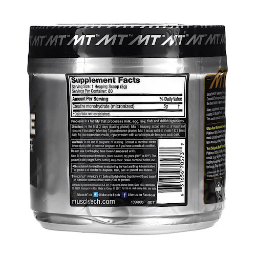 Nutrition Depot - Muscletech Creatina Platinum 400 Grs - Nutrition Depot